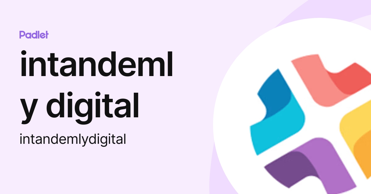 intandemly digital (intandemlydigital) profile | Padlet