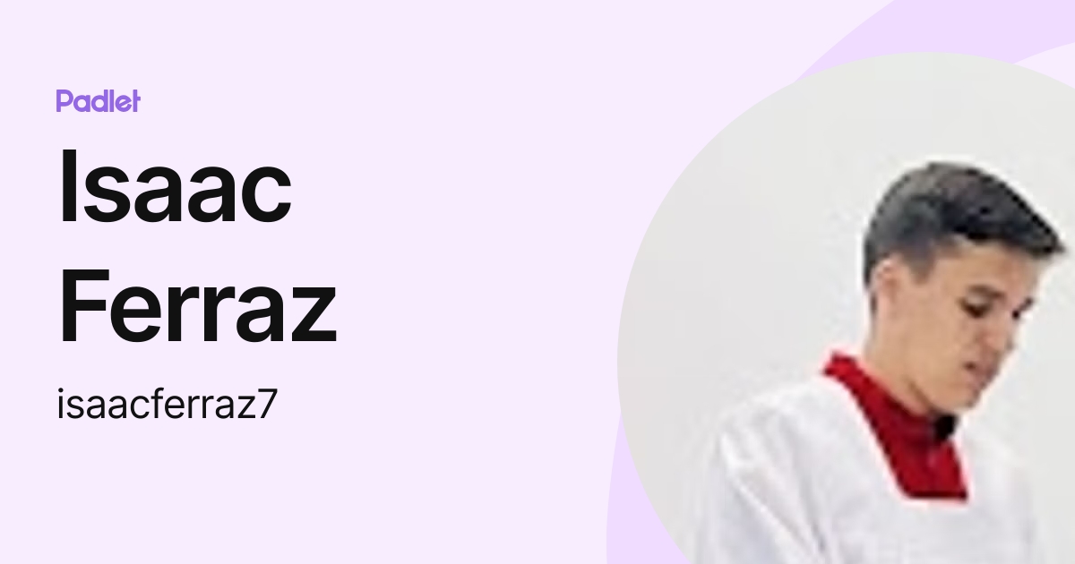 Isaac Ferraz (isaacferraz7) perfil | Padlet
