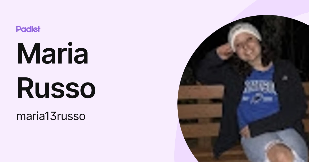 Maria Russo (maria13russo) profile | Padlet