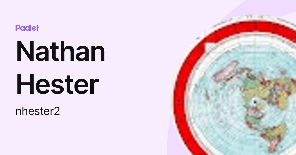 Nathan Hester (nhester2) profile | Padlet