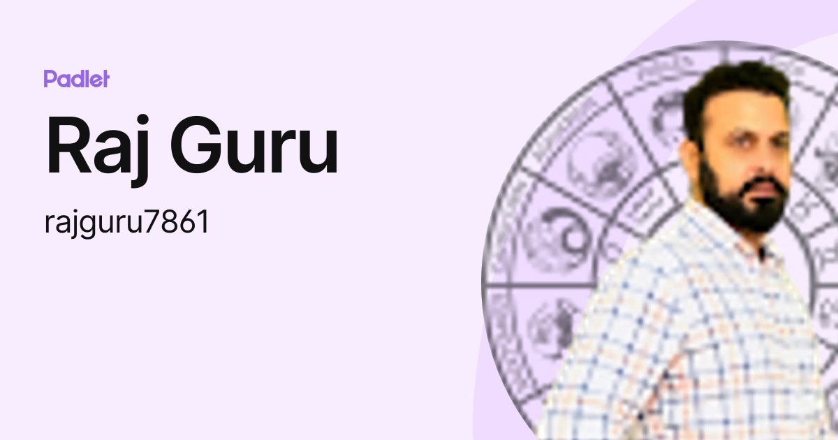 Raj Guru (rajguru7861) profile | Padlet