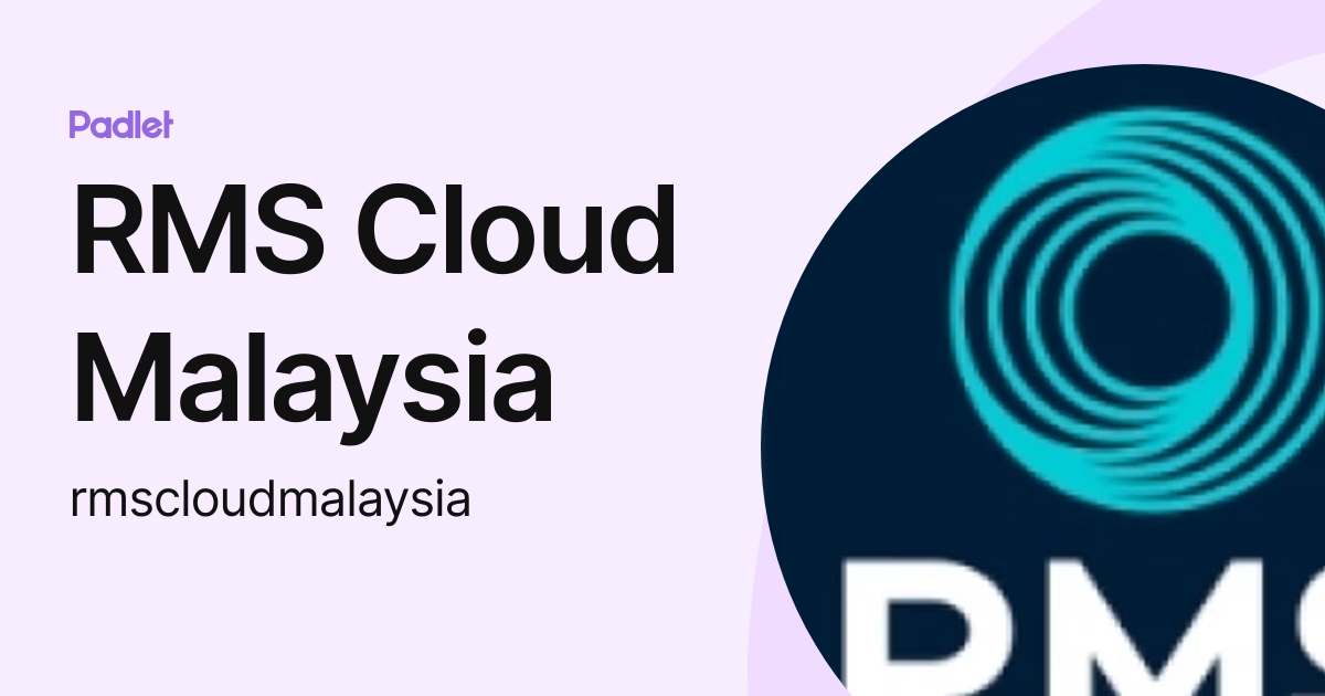 RMS Cloud Malaysia (rmscloudmalaysia) profile | Padlet