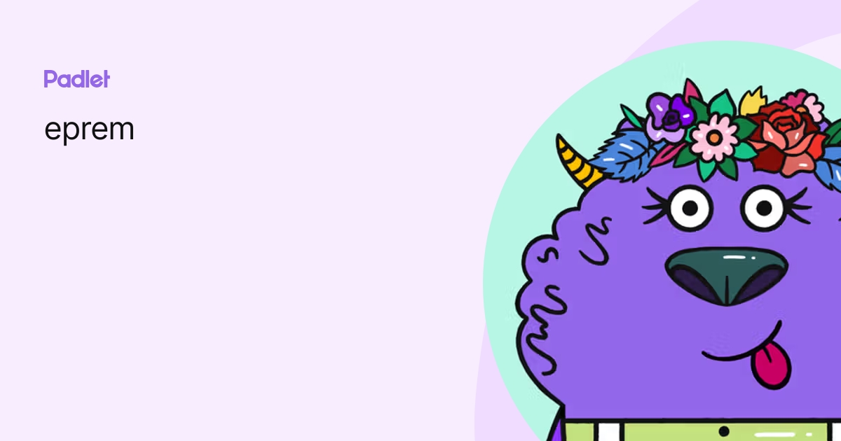 eprem profile | Padlet