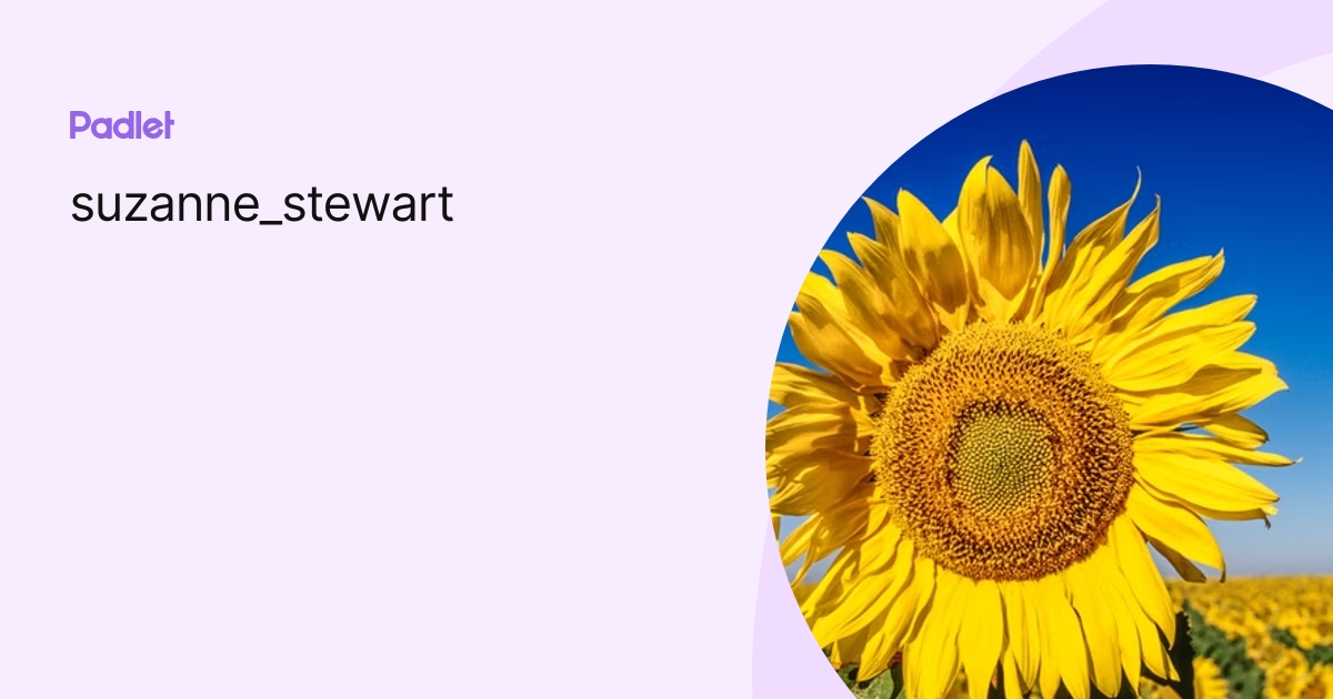 suzanne_stewart profile | Padlet