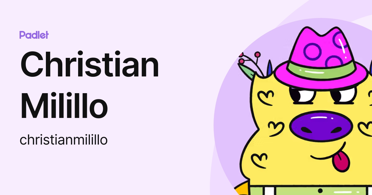 Christian Milillo (christianmilillo) profile | Padlet