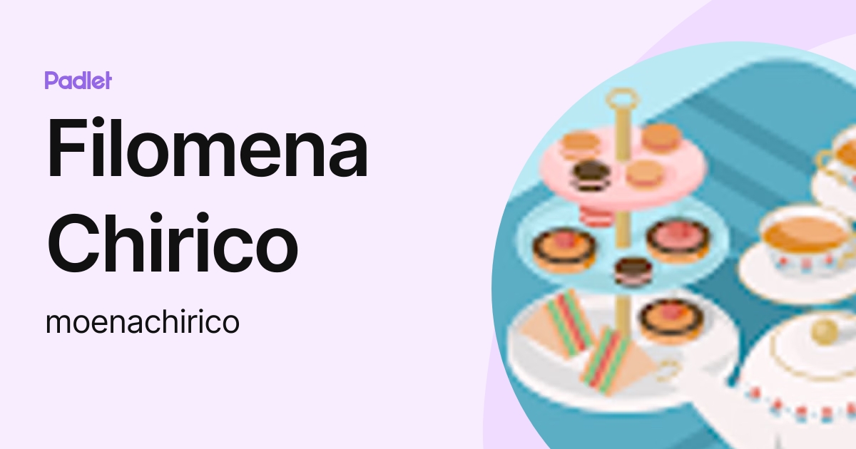 Filomena Chirico (moenachirico) profile | Padlet