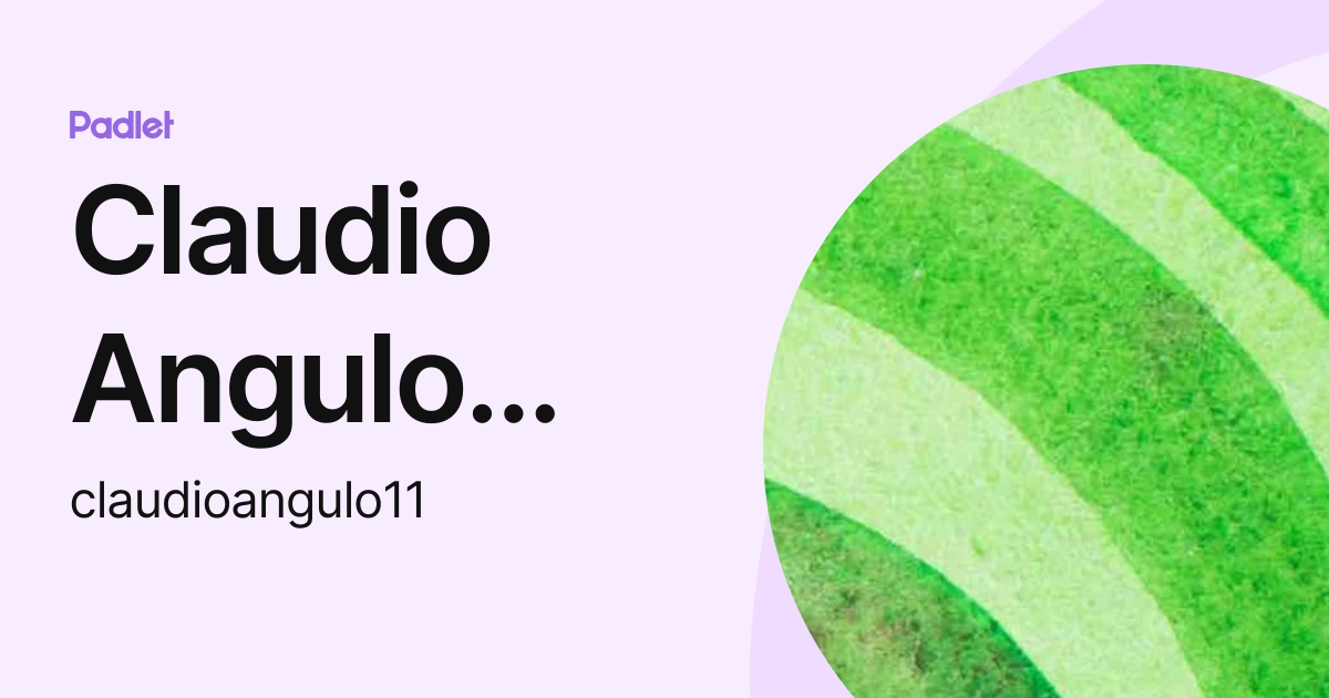 Claudio Angulo Chavarría Estudiante de pedagogia en UTN ...