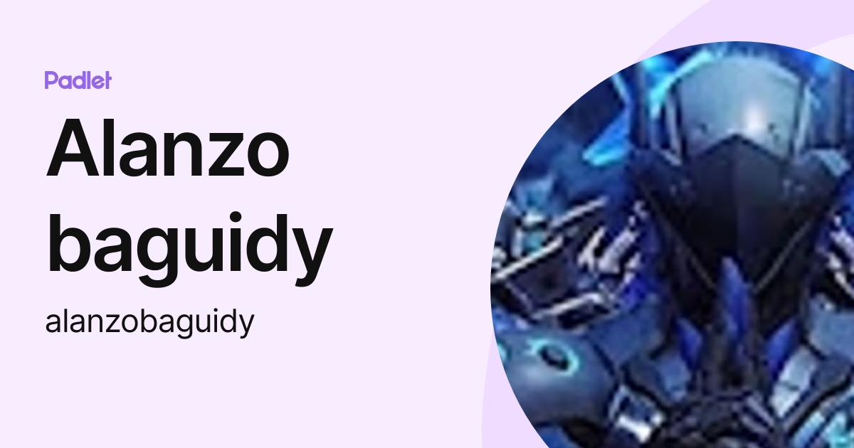 Profil de Alanzo baguidy (alanzobaguidy) | Padlet
