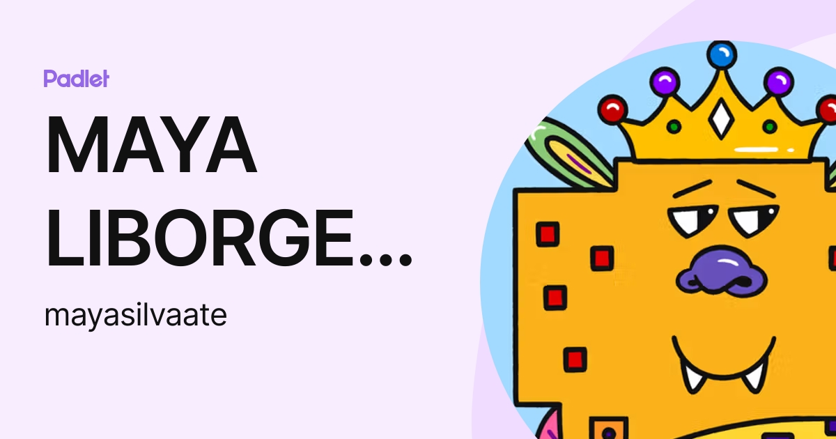 MAYA LIBORGES DA SILVA (mayasilvaate) profile | Padlet