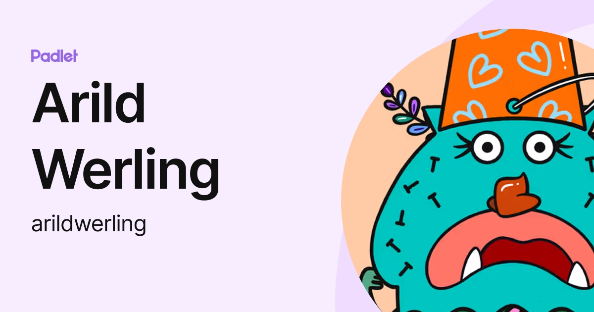 Arild Werling Arildwerling Profile Padlet