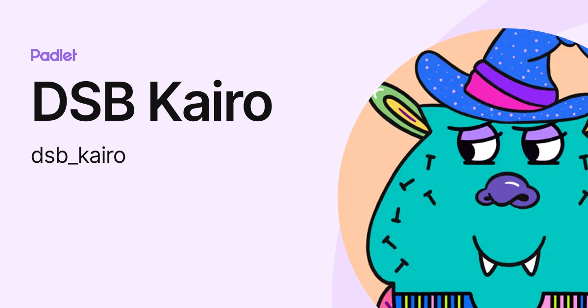 DSB Kairo (dsb_kairo) profile | Padlet