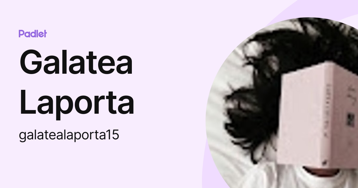 Galatea Laporta (galatealaporta15) profile | Padlet