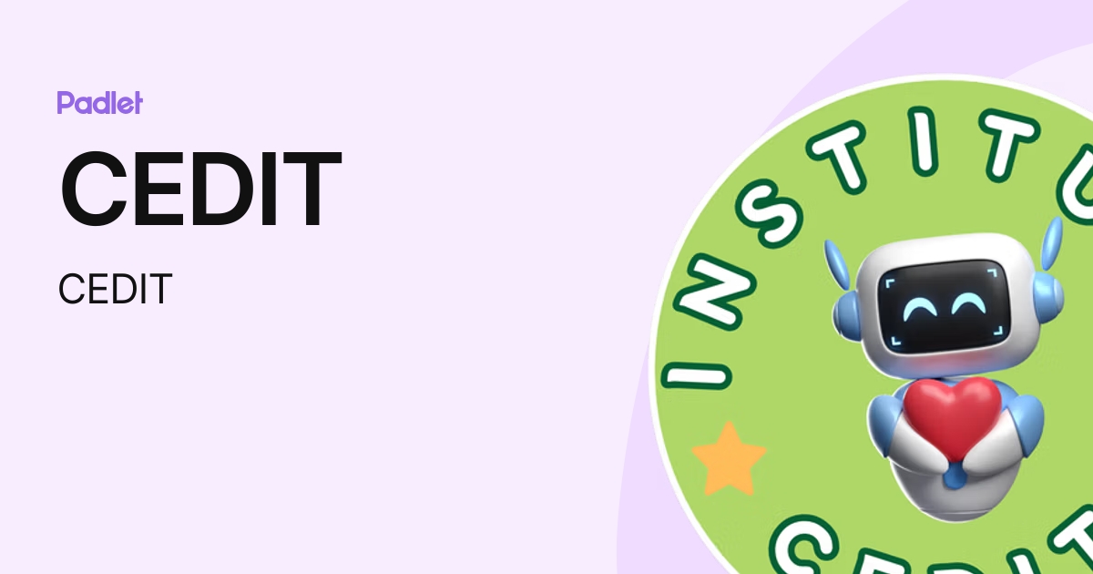 CEDIT (CEDIT) profile | Padlet