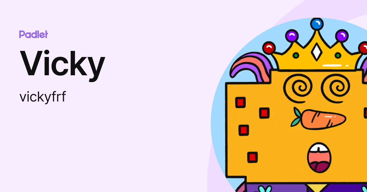 Vicky (vickyfrf) profile | Padlet