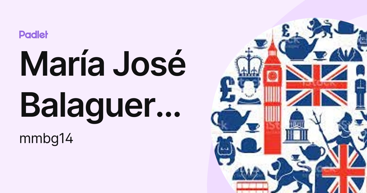 María José Balaguer Gasch (mmbg14) perfil | Padlet