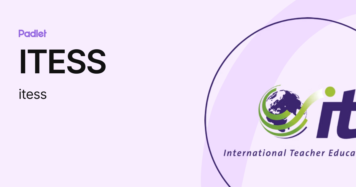 ITESS (itess) profile | Padlet