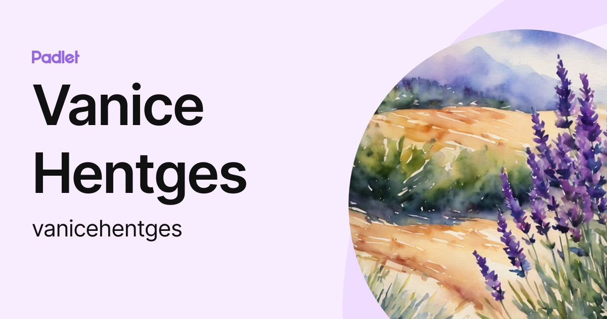 Vanice Hentges (vanicehentges) profile | Padlet