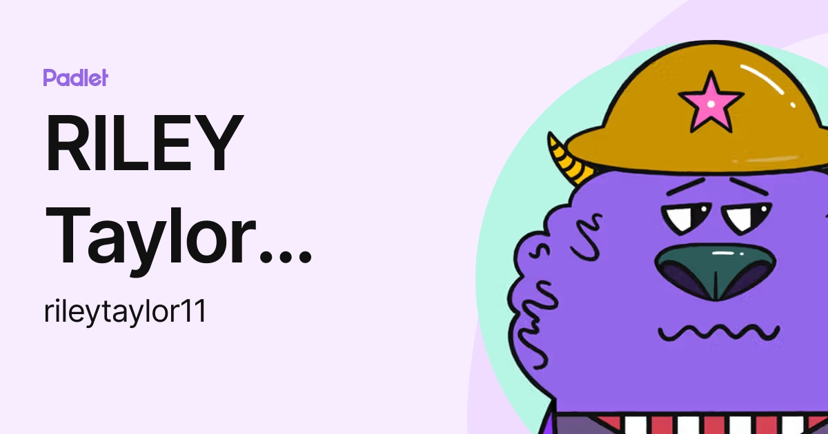 RILEY Taylor 30063548 (rileytaylor12) profile | Padlet