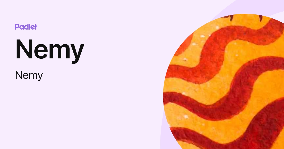 Nemy (Nemy) profile | Padlet