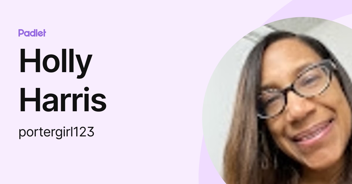 Holly Harris (portergirl123) profile | Padlet