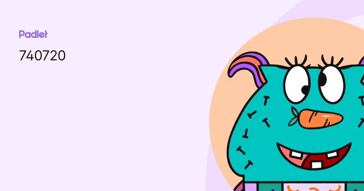 740720 profile | Padlet