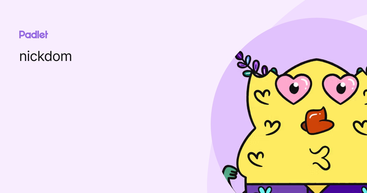 nickdom profile | Padlet