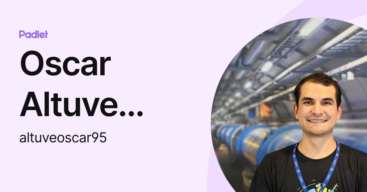 Oscar Altuve Pabón (altuveoscar95) profile | Padlet