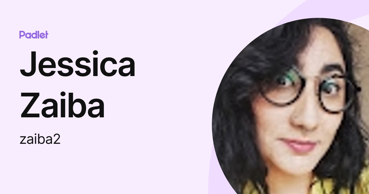 Jessica Zaiba (zaiba2) perfil | Padlet