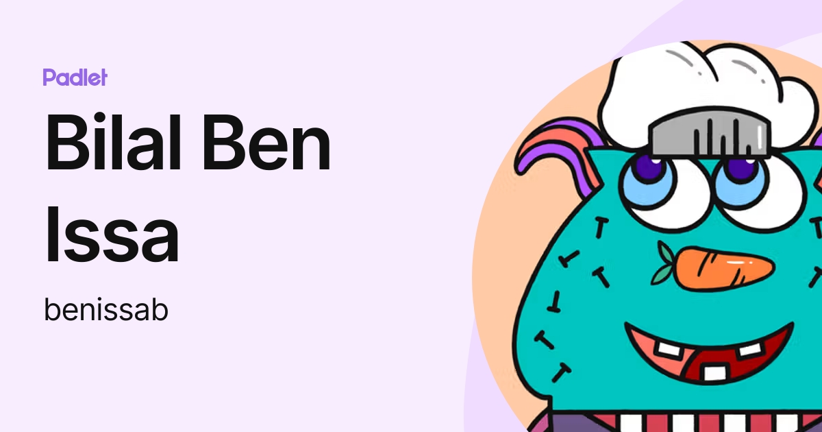 Bilal Ben Issa (benissab) profile | Padlet