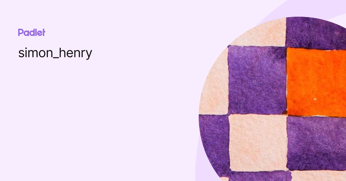 simon_henry profile | Padlet