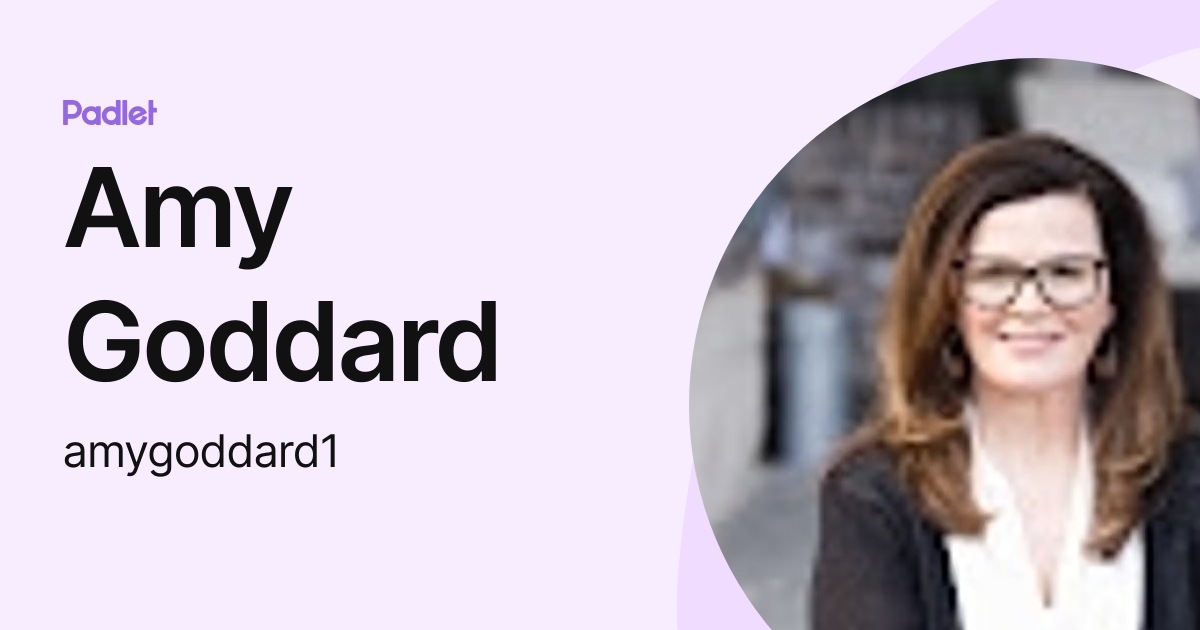 Amy Goddard (amygoddard1) profile | Padlet