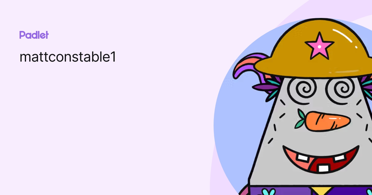 mattconstable1 profile | Padlet