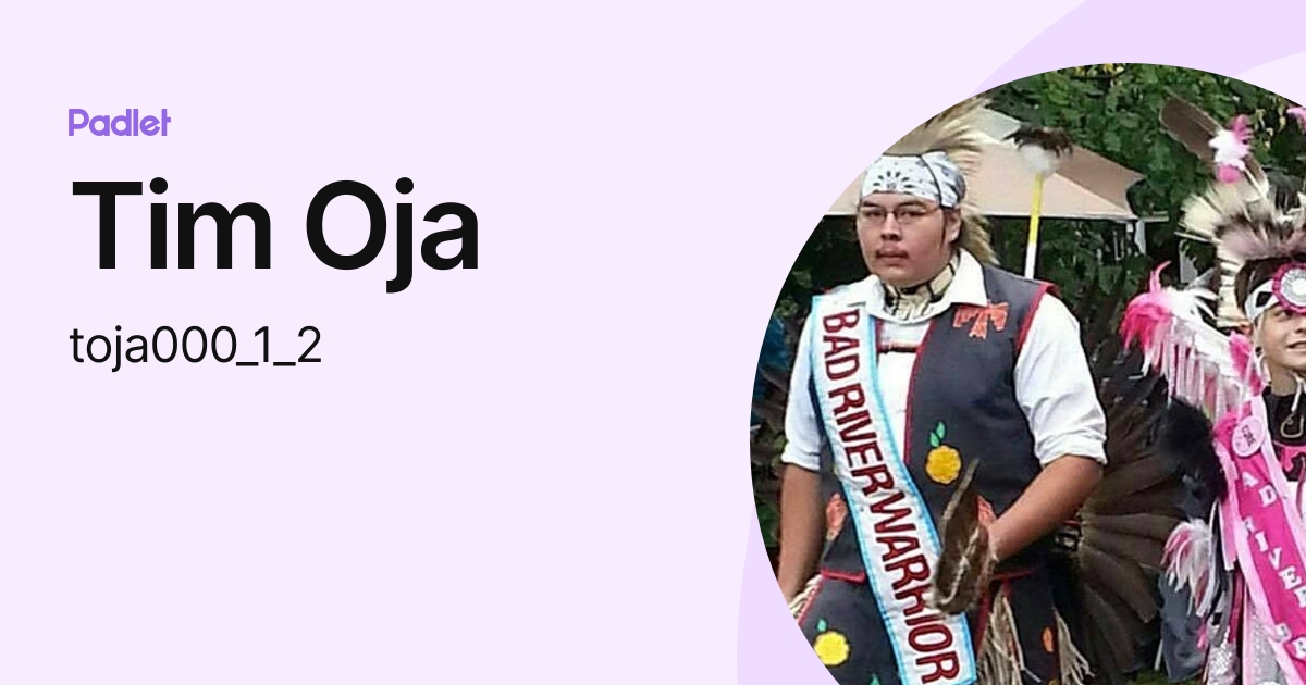 Tim Oja (toja000) profile | Padlet
