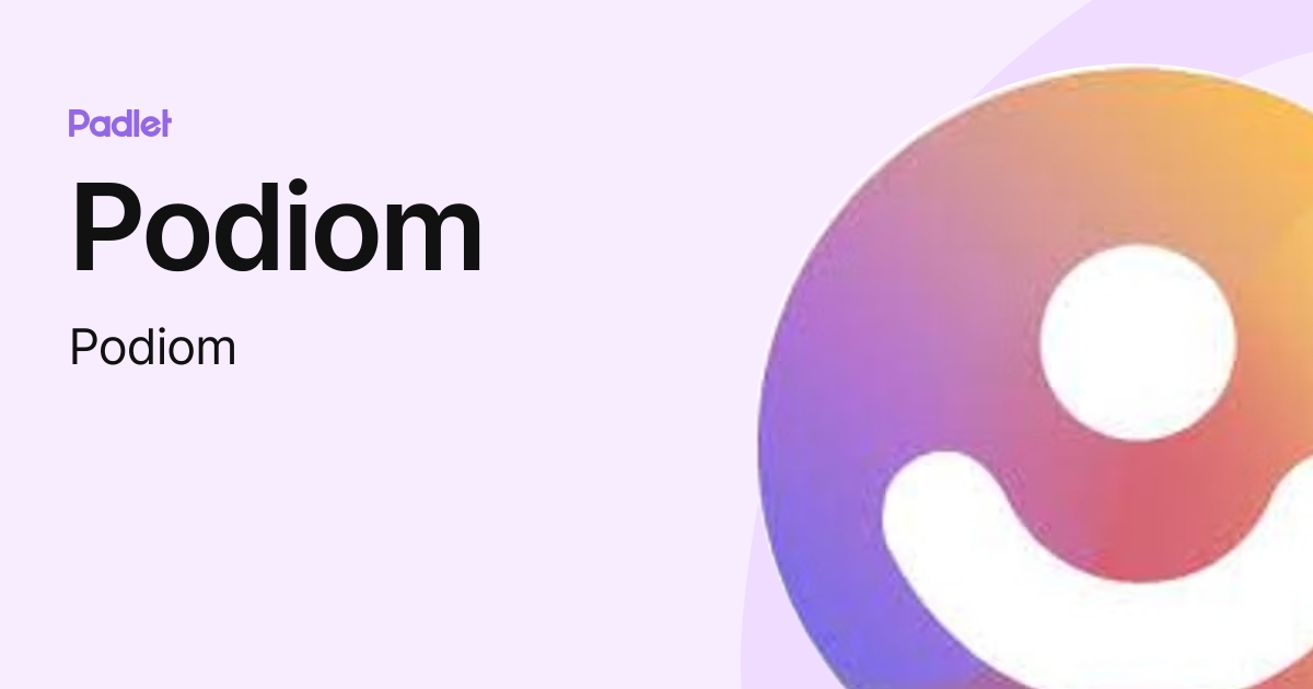 Podiom (Podiom) profile | Padlet