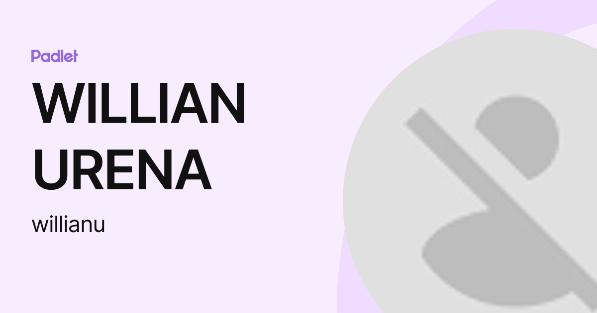 WILLIAN URENA (willianu) profile | Padlet
