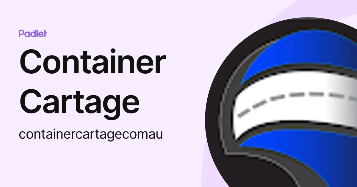 Container Cartage (containercartagecomau) profile | Padlet