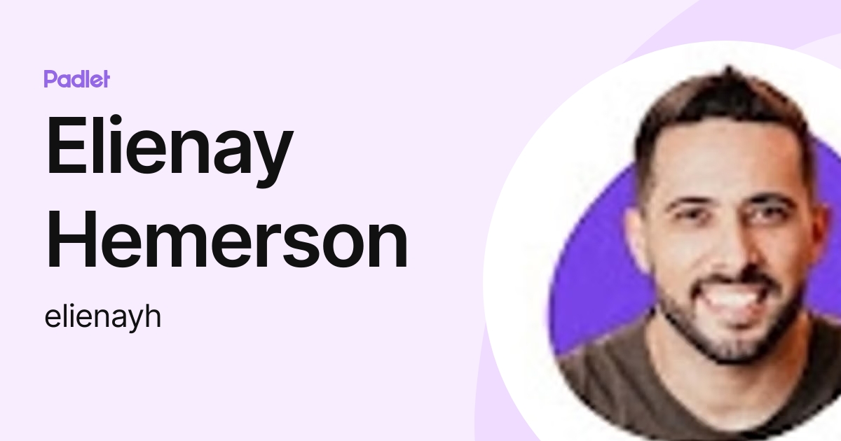 Elienay Hemerson (elienayh) profile | Padlet