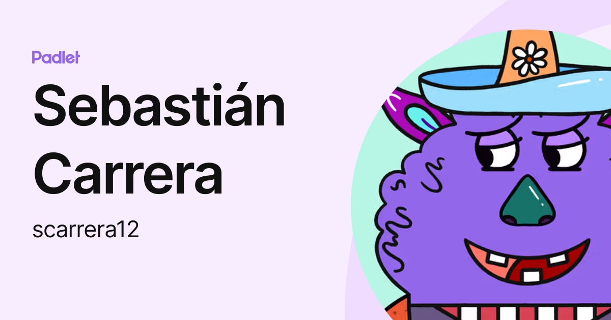 Sebastián Carrera (scarrera12) profile | Padlet