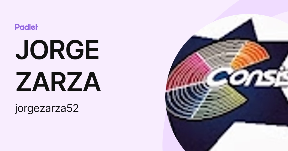 JORGE ZARZA (jorgezarza52) profile | Padlet