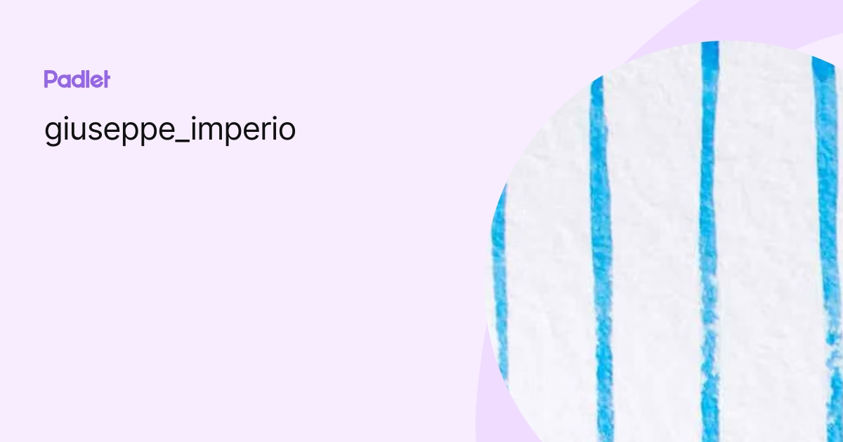 giuseppe_imperio profile | Padlet