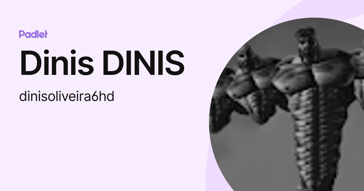 Dinis DINIS (dinisoliveira6hd) profile | Padlet