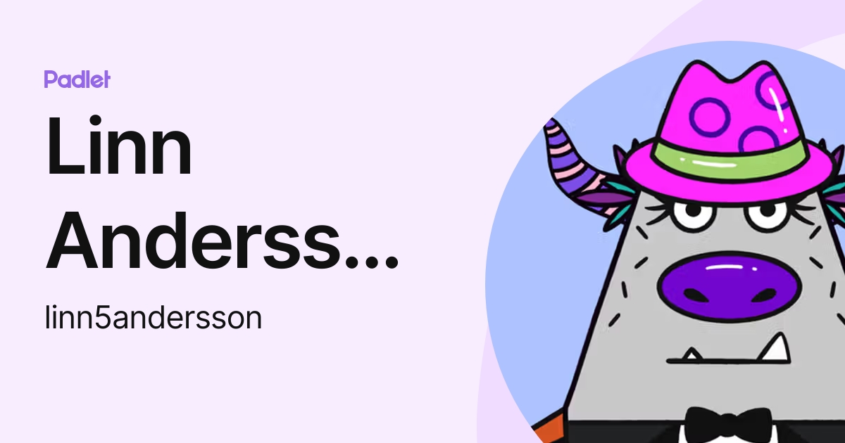 Linn Andersson (elev) (linn5andersson) profile | Padlet