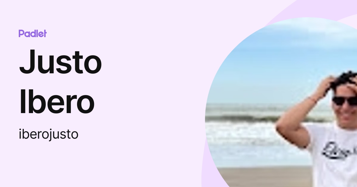 Justo Ibero (iberojusto) profile | Padlet
