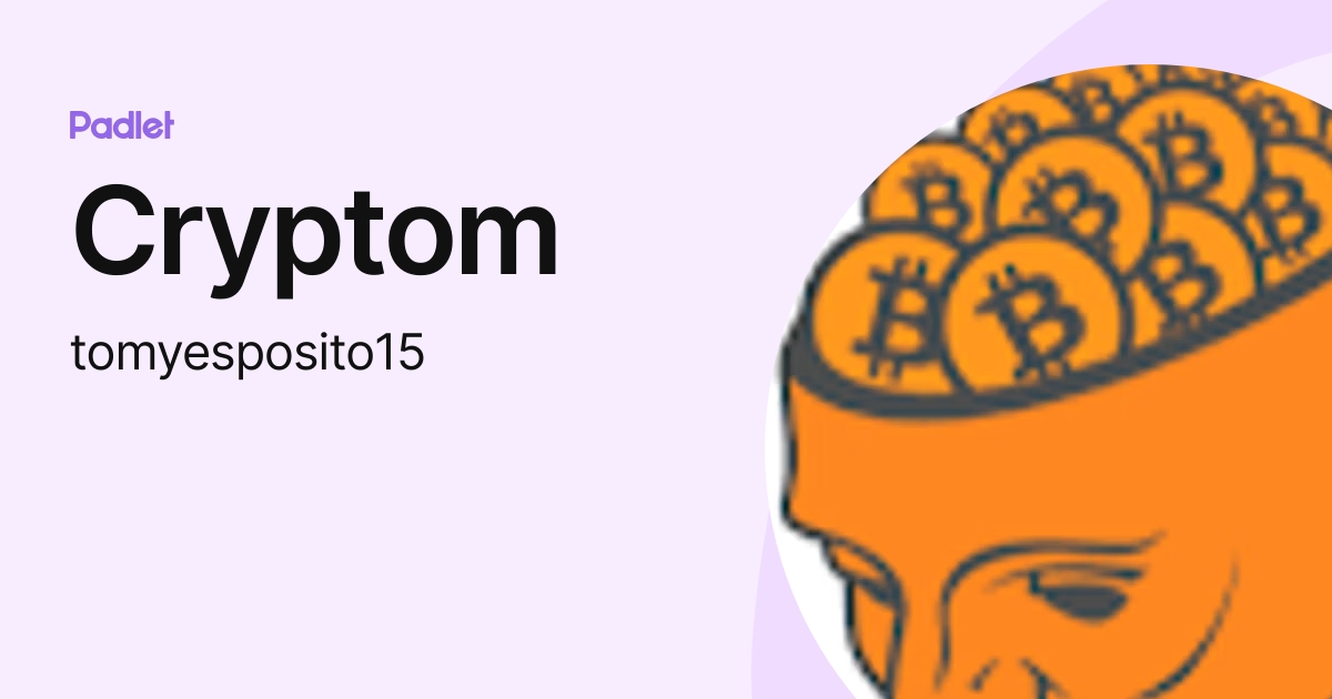 Cryptom (tomyesposito15) profile | Padlet