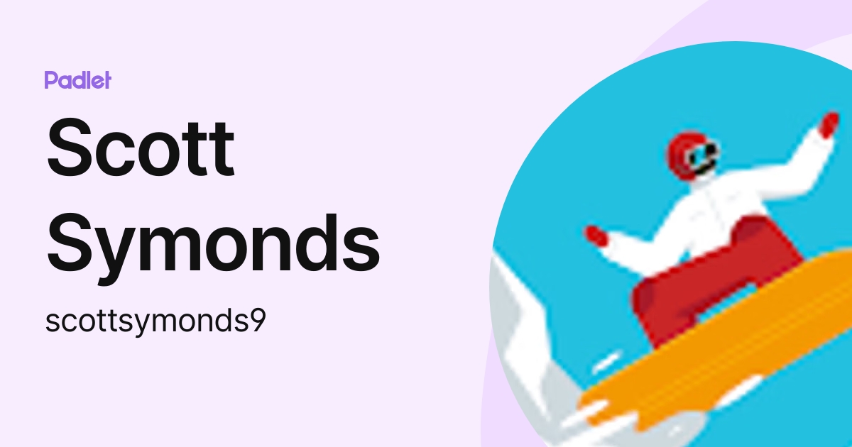 Scott Symonds (scottsymonds9) profile | Padlet