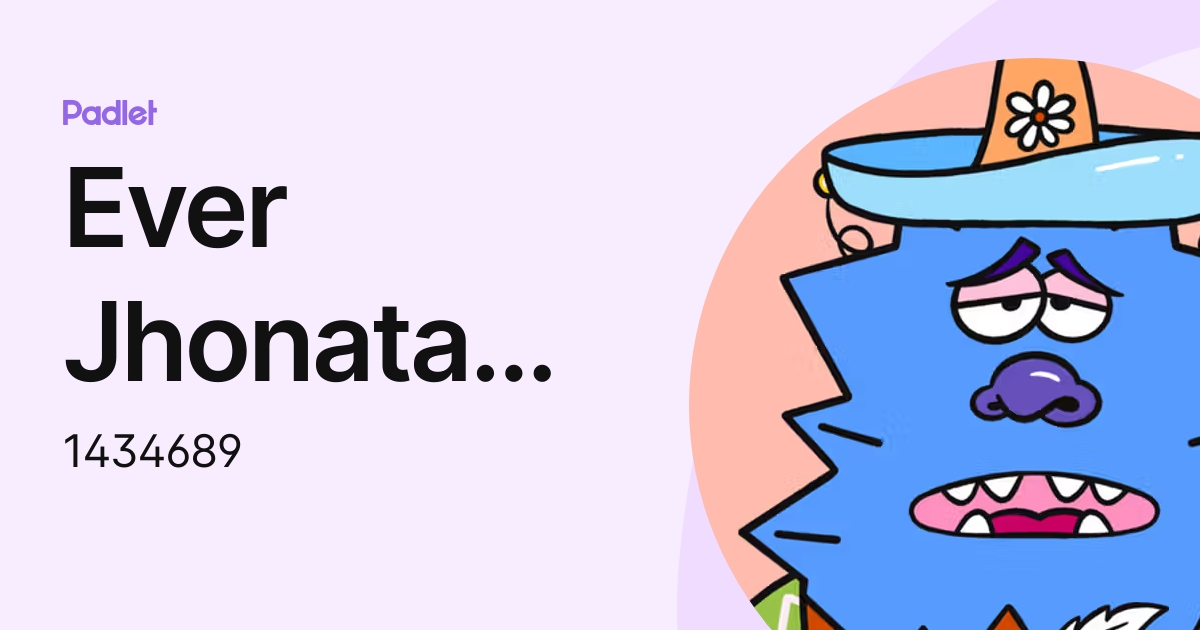 Ever Jhonatan Callalla cartagena (1434689) profile | Padlet