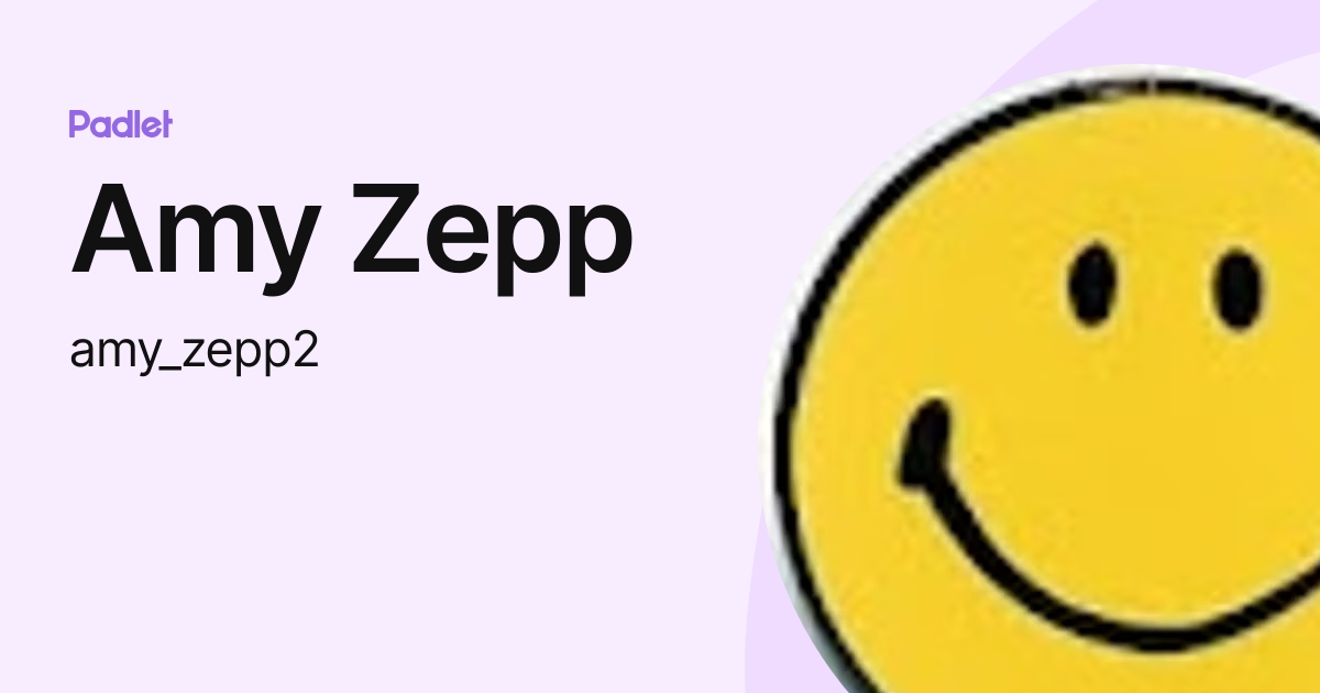Amy Zepp (amy_zepp2) profile | Padlet