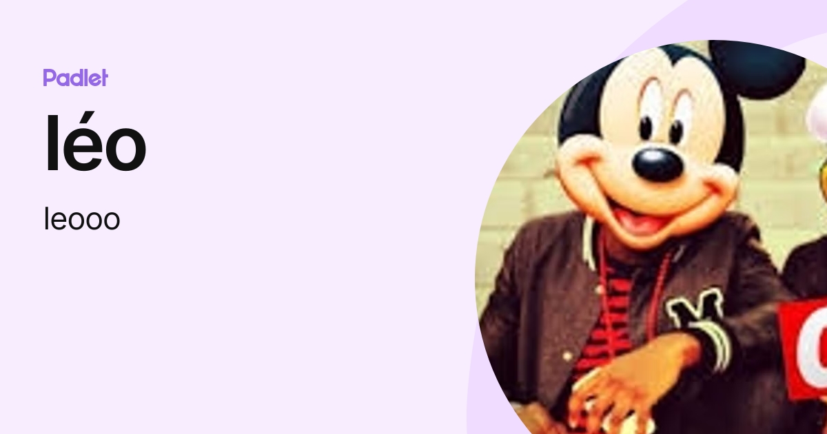 léo (leooo) profile | Padlet