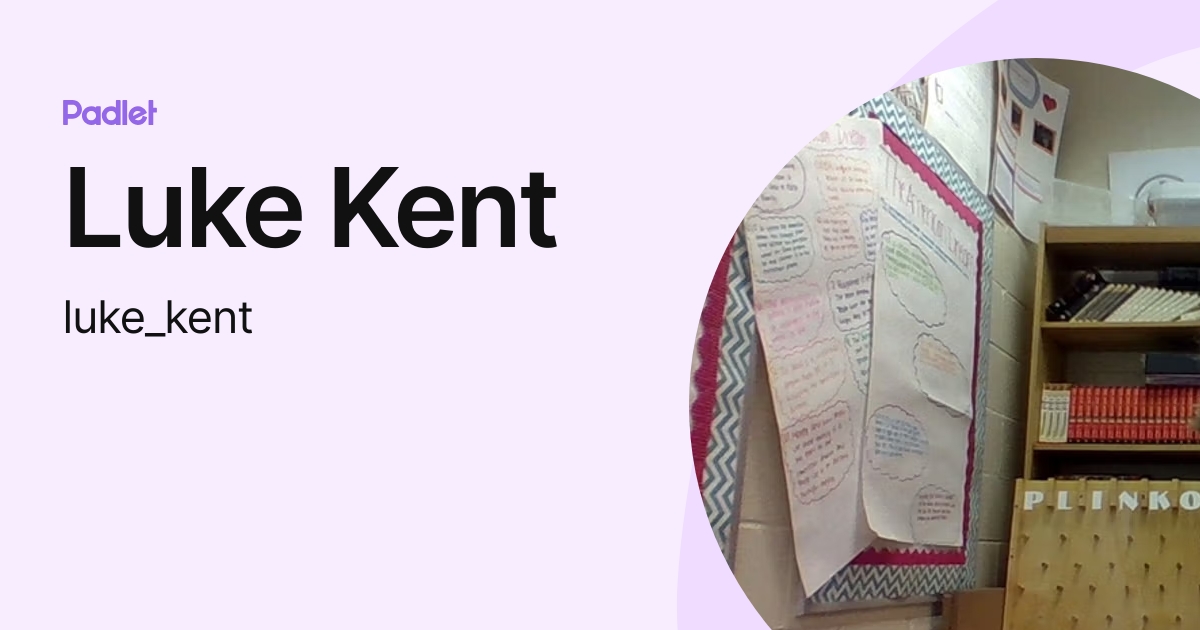Luke Kent (luke_kent) profile | Padlet