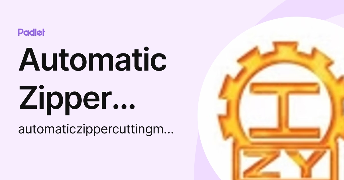 Automatic Zipper Cutting Machine (automaticzippercuttingmachine ...